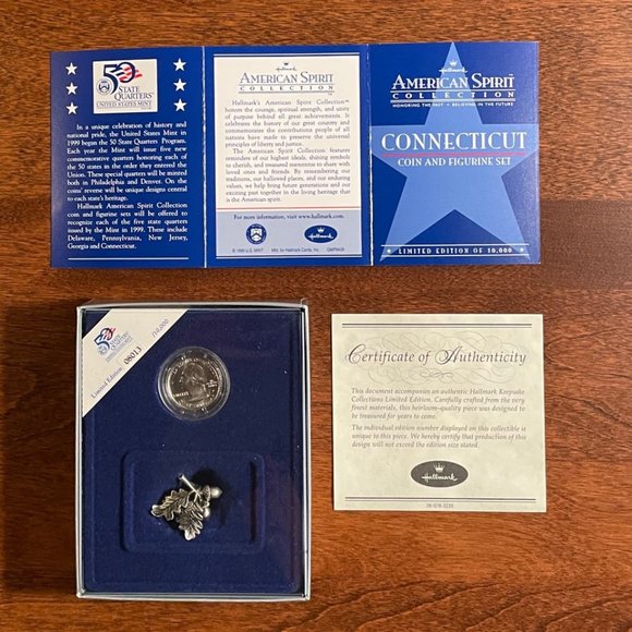 Hallmark | Other | American Spirit Collection Ct Coin Figurine Limited ...